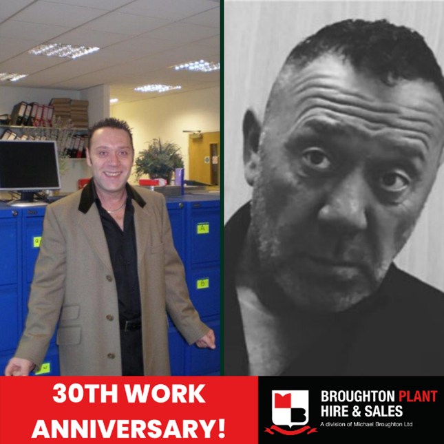 JOE ZAMMIT CELEBRATES 30 YEAR ANNIVERSARY AT BROUGHTON PLANT HIRE AND ...