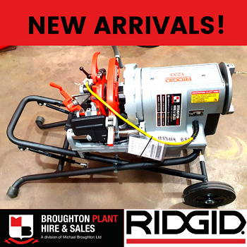 🚨 PRODUCT SPOTLIGHT! 🚨 RIDGID 1233 ½”-3” BSPT THREADING MACHINE - UNBOXED