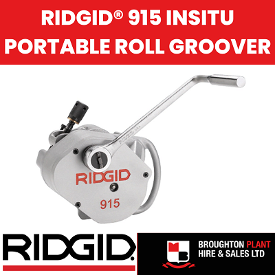 📣 ON A ROLL! SHOWCASING THE RIDGID 915 INSITU PORTABLE ROLL GROOVER ...