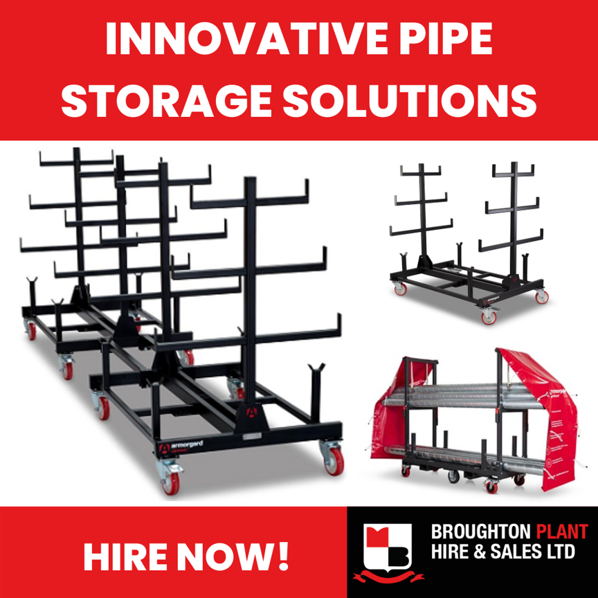 📣 A WIDE RANGE OF PIPE STORAGE SOLUTIONS 📣