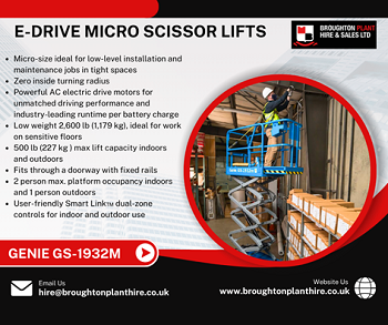 NEW TO OUR HIRE FLEET: INTRODUCING THE GENIE® GS ‘’MICRO’’ RANGE OF ...