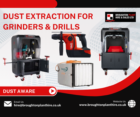 💨 KEEP YOUR GRINDING WORKSPACE CLEAR WITH OUR DUST EXTRACTION SOLUTIONS! 💨