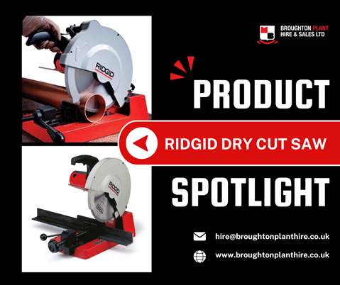 🔧 USING THE RIDGID 590L DRY CUT SAW! 🔧